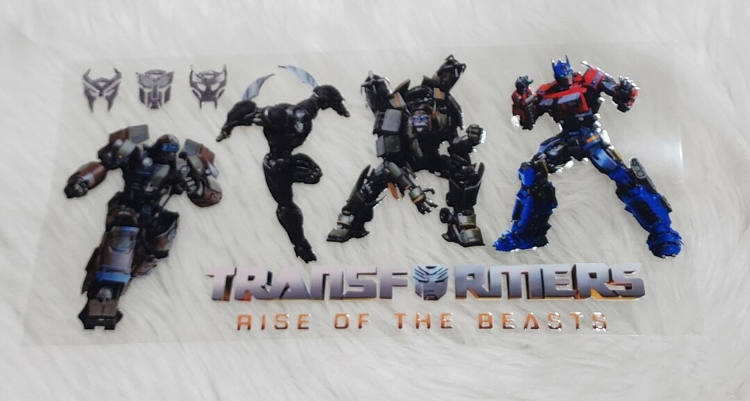 Transformers UV DTF 16OZ Cup Wrap Ready to Apply - Etsy
