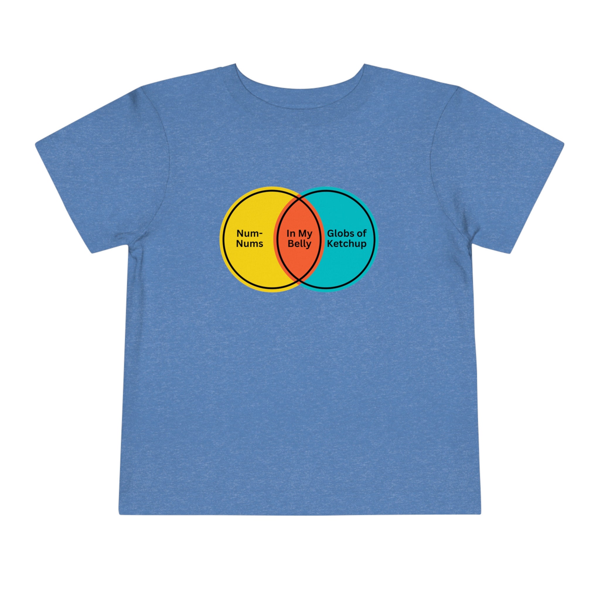Toddler - Venn Diagram Tee, Funny Tshirt - Ketchup Joke - Funny Food ...
