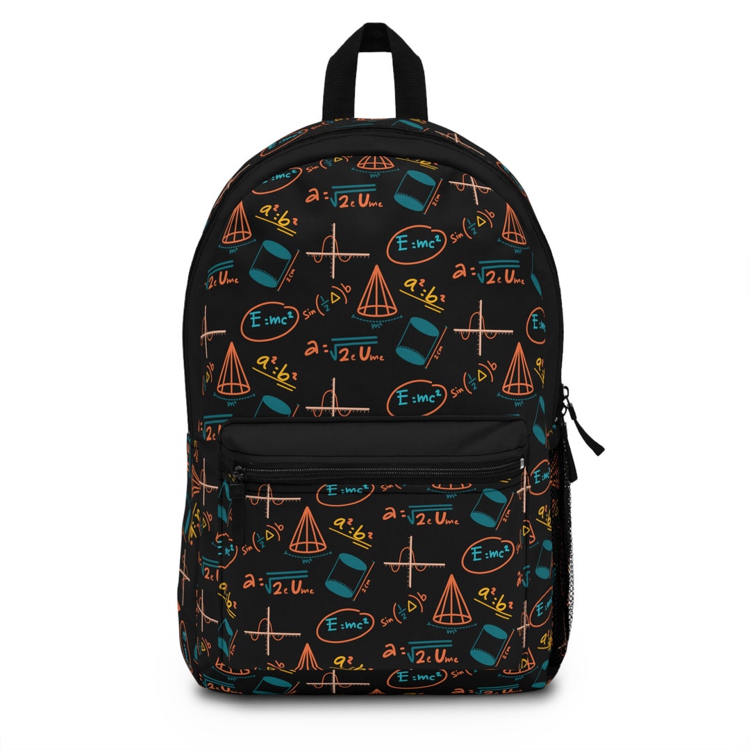Math Backpack Math Formulas Back to School Equations Math - Etsy