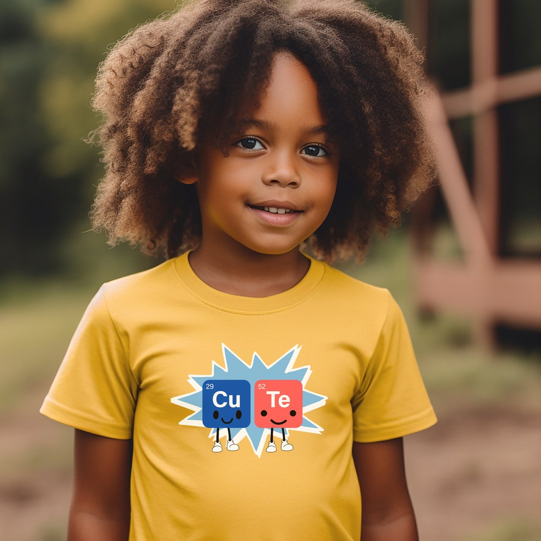 Toddler "cute" STEM Periodic Table Shirt, Periodic Elements, Kids ...