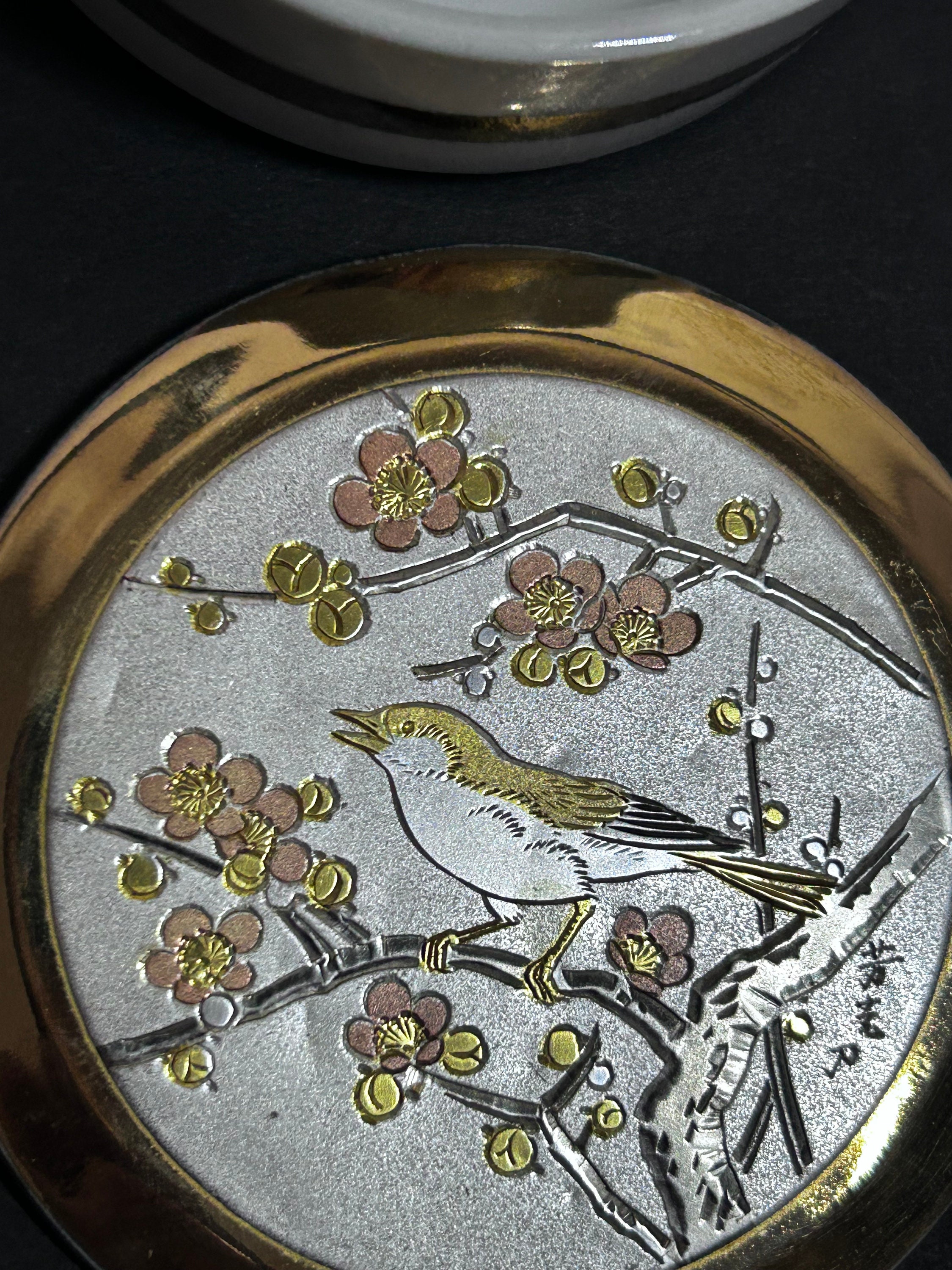 Art of Chokin Japanese Trinket Box - Etsy