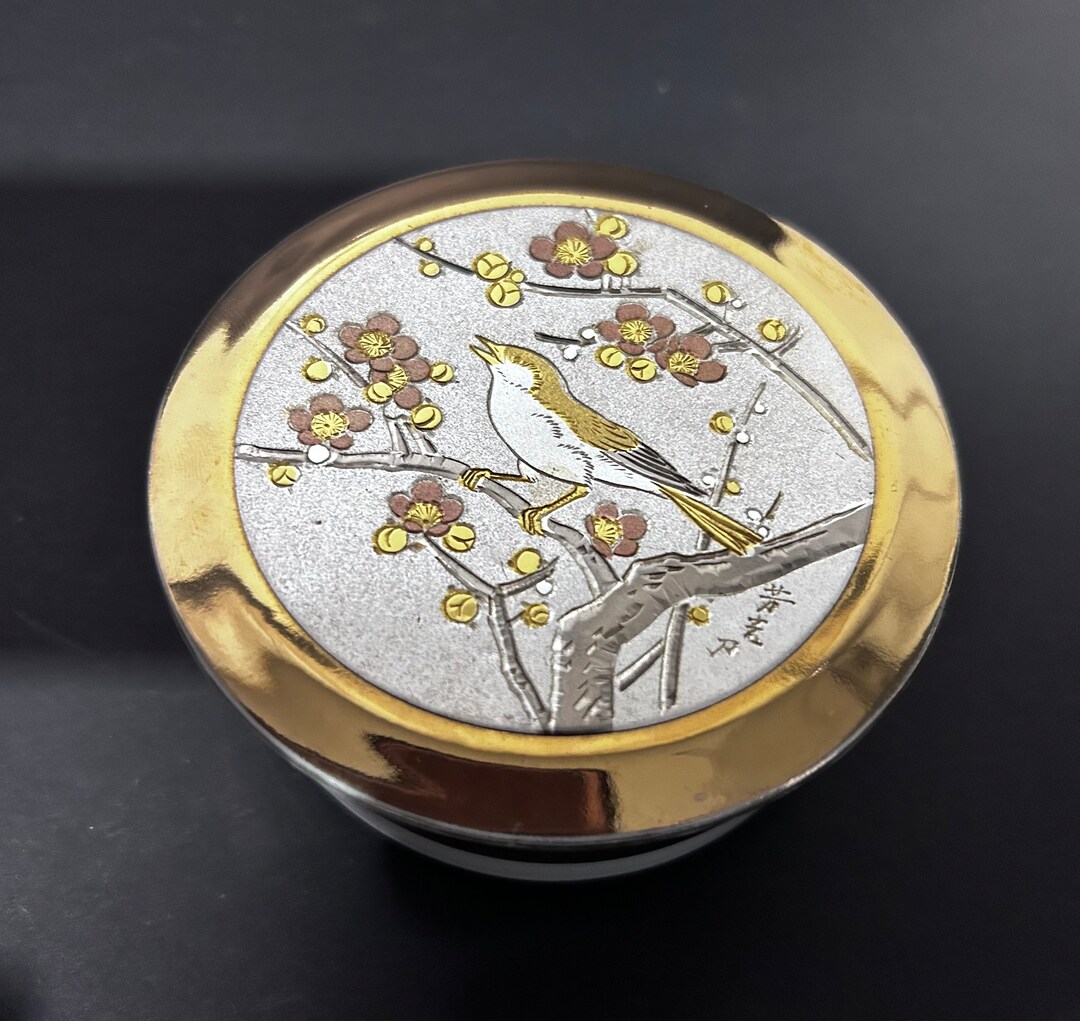 Art of Chokin Japanese Trinket Box - Etsy