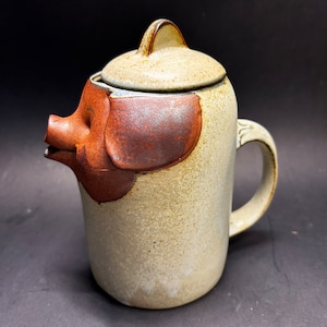 Vintage Pottery Teapot,pig Teapot - Etsy