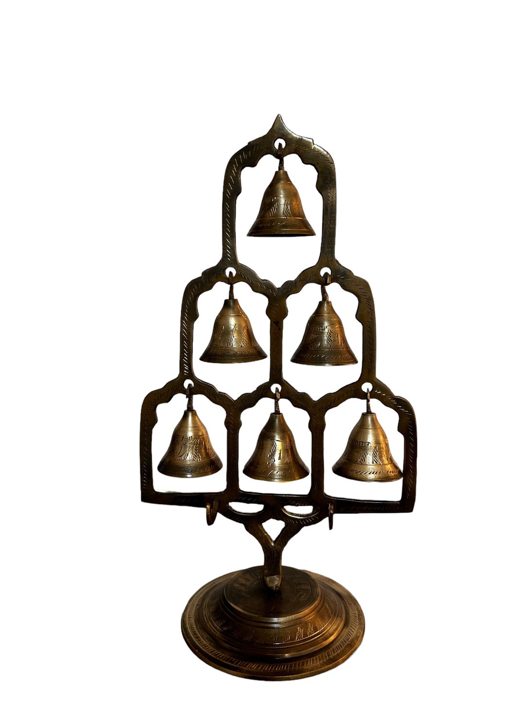 Vintage Brass Bell Tree - Etsy