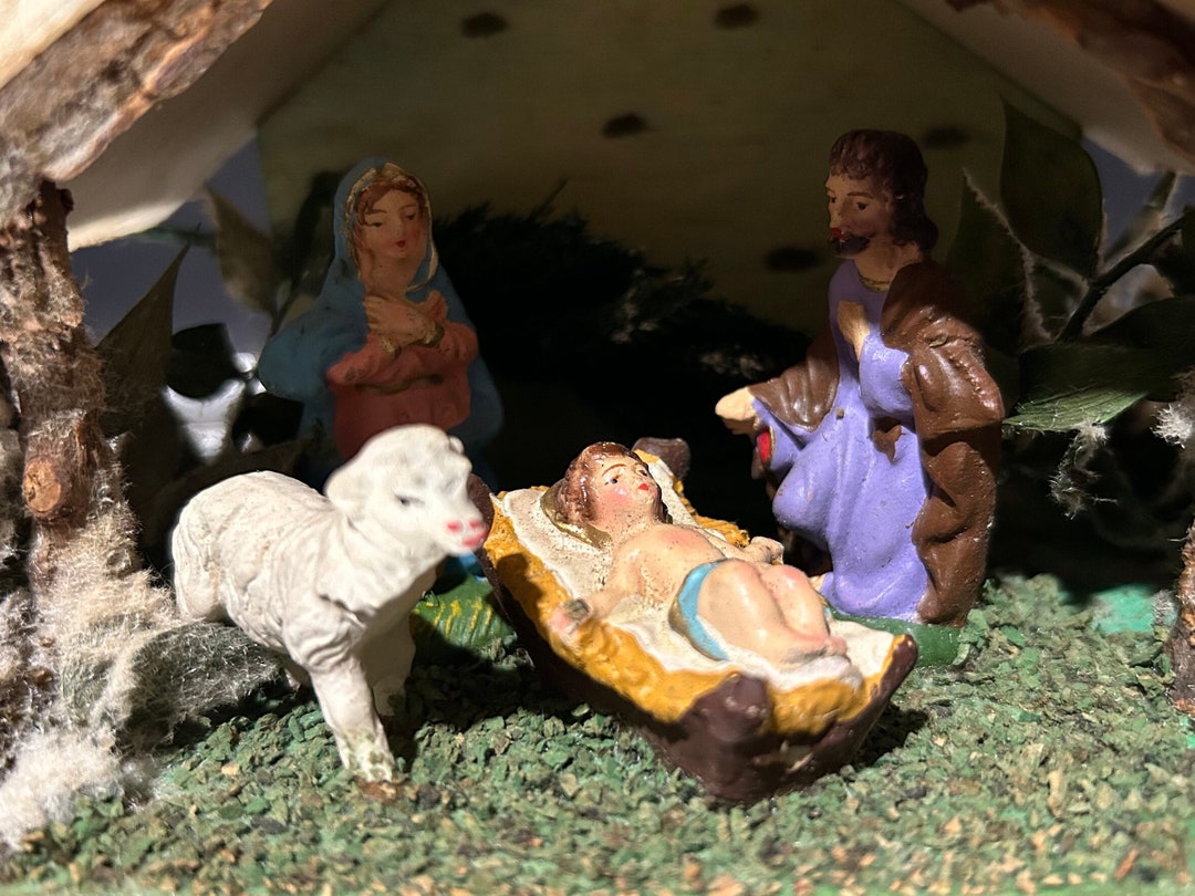 Vintage Nativity Scene - Etsy