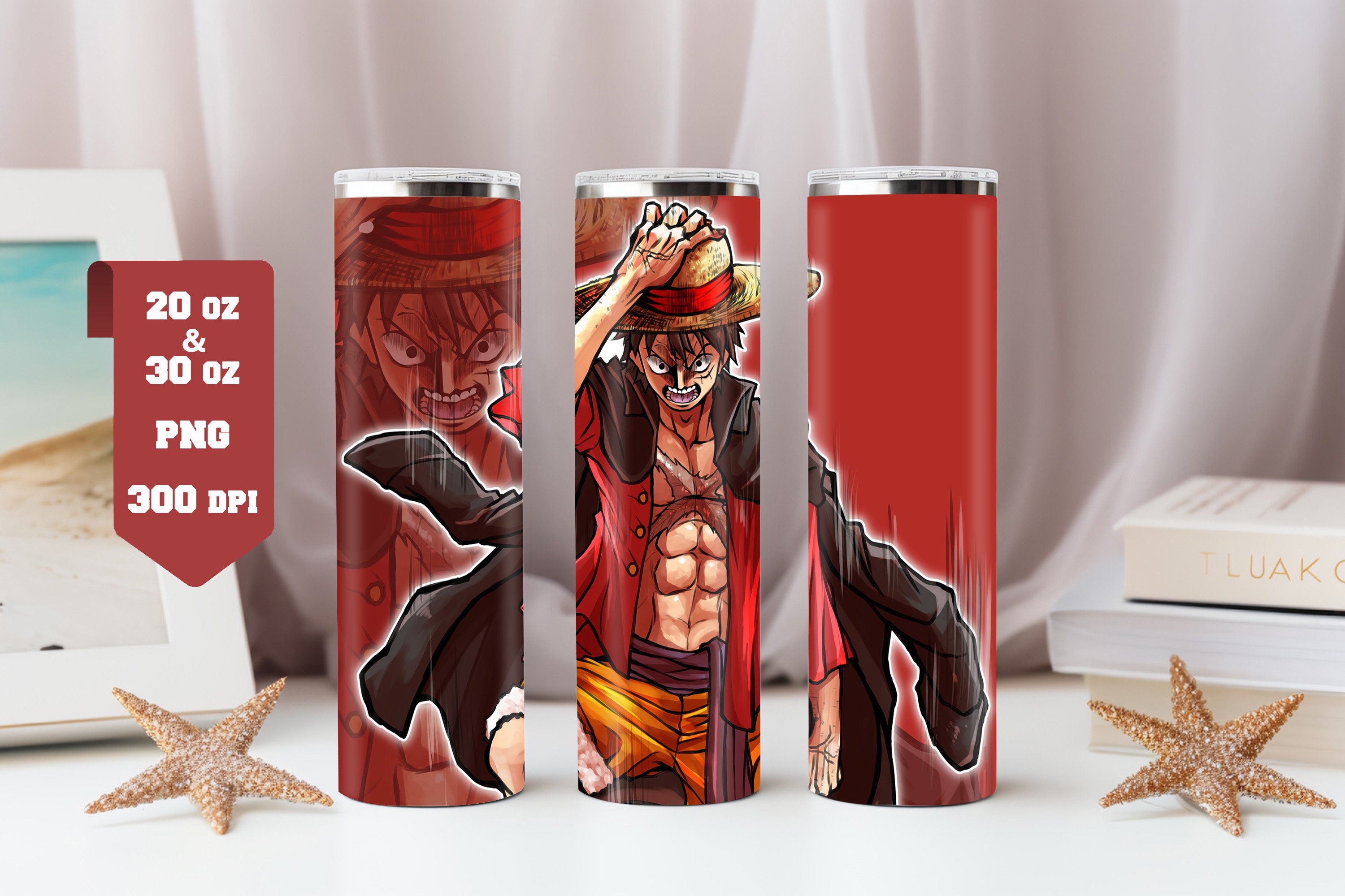 Luffy Tumbler Wrap Sublimating Tumbler Wrap - Etsy