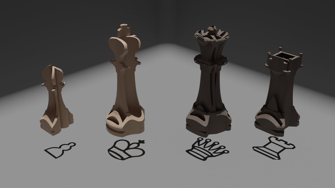 2d/3d Chess Set - Etsy