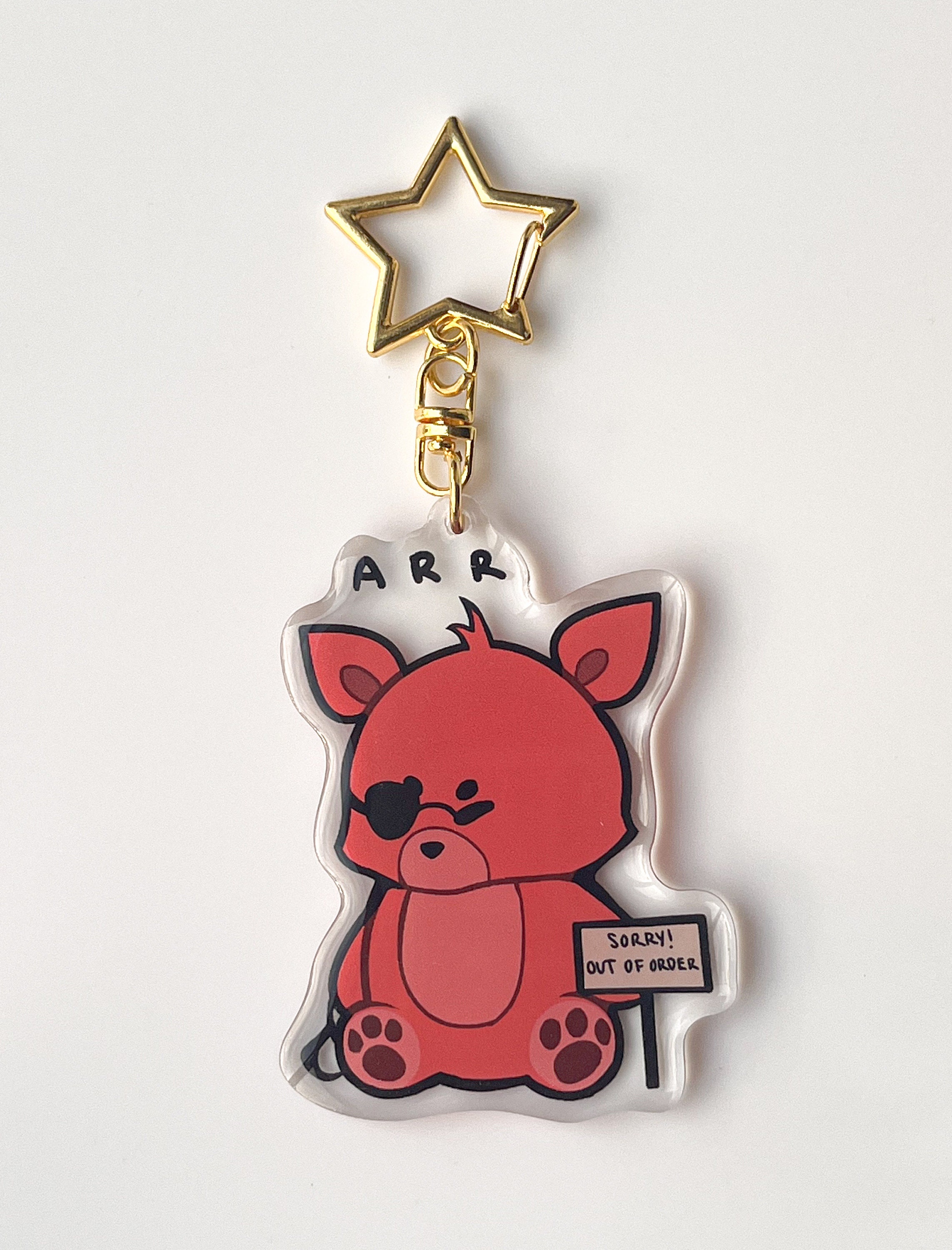 Sleeping FNAF Charm: Freddy, Chica, Bonnie, Foxy (2.5 Inch) - Etsy