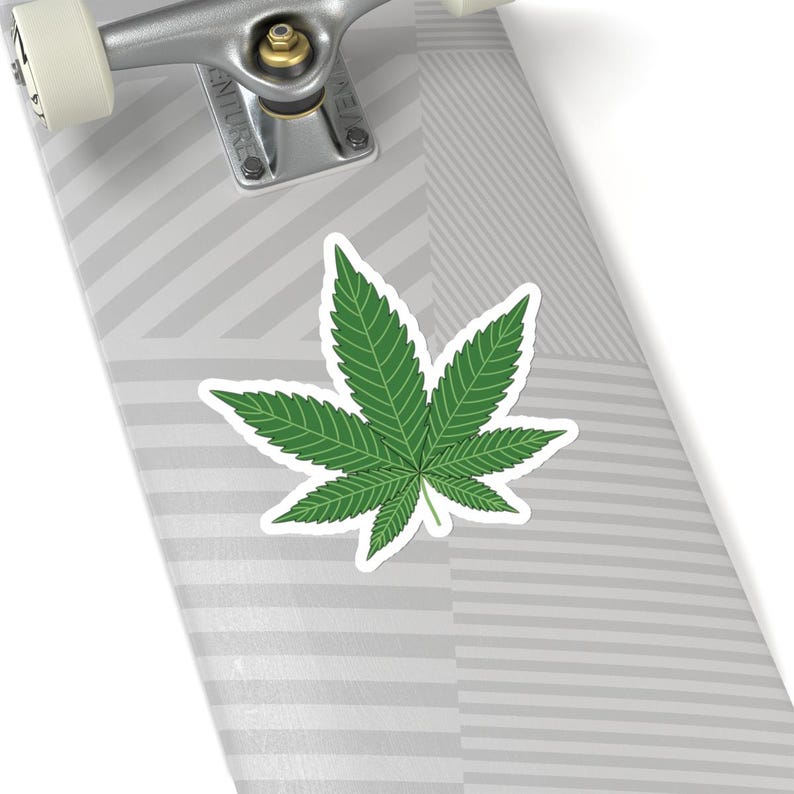 Marijuana Leaf Kiss-cut Stickers - Etsy