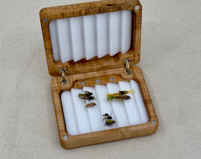 Personalizable Wooden Fly Box (small) - Etsy