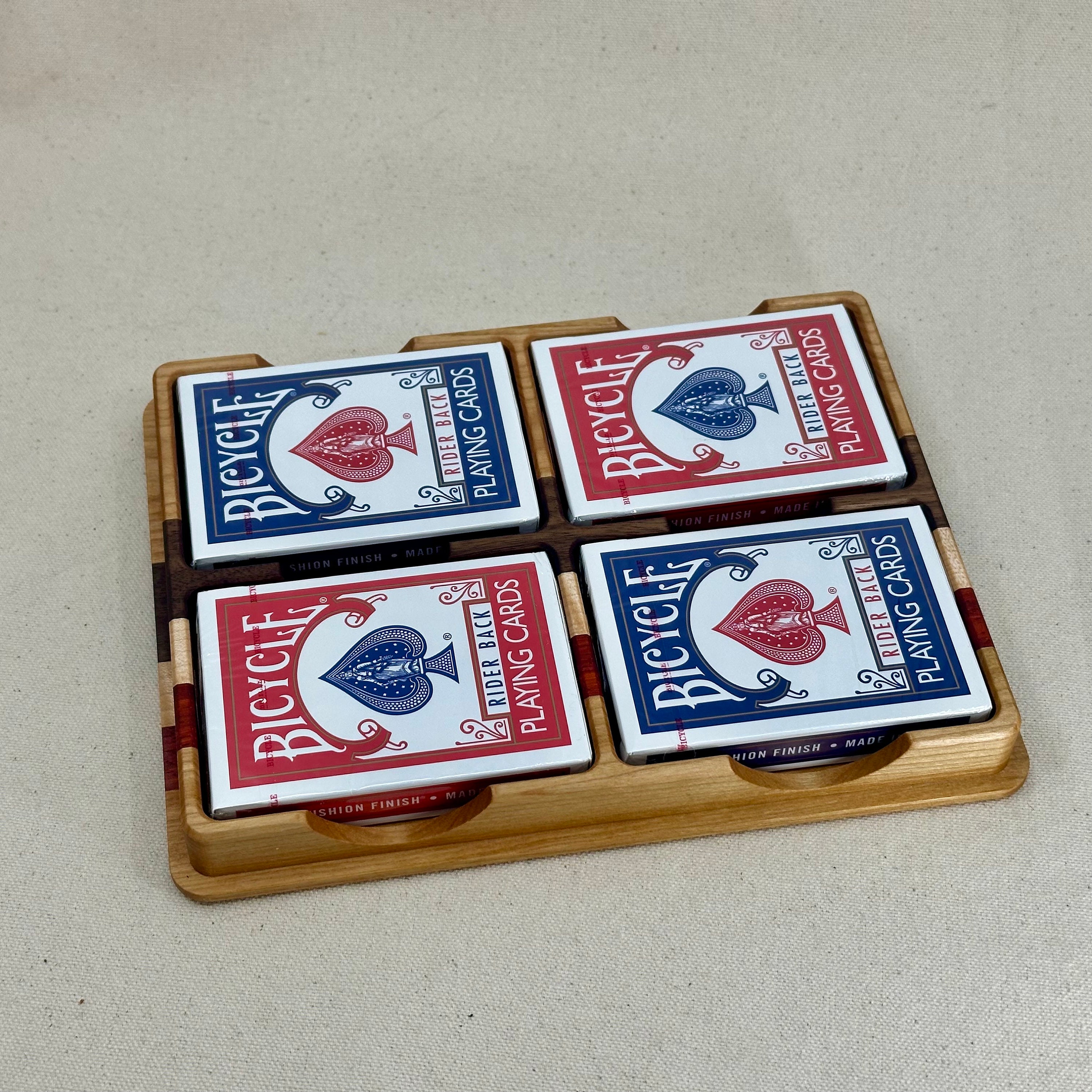 Personalizable 4 Deck Playing Card Box Mixed Species - Etsy