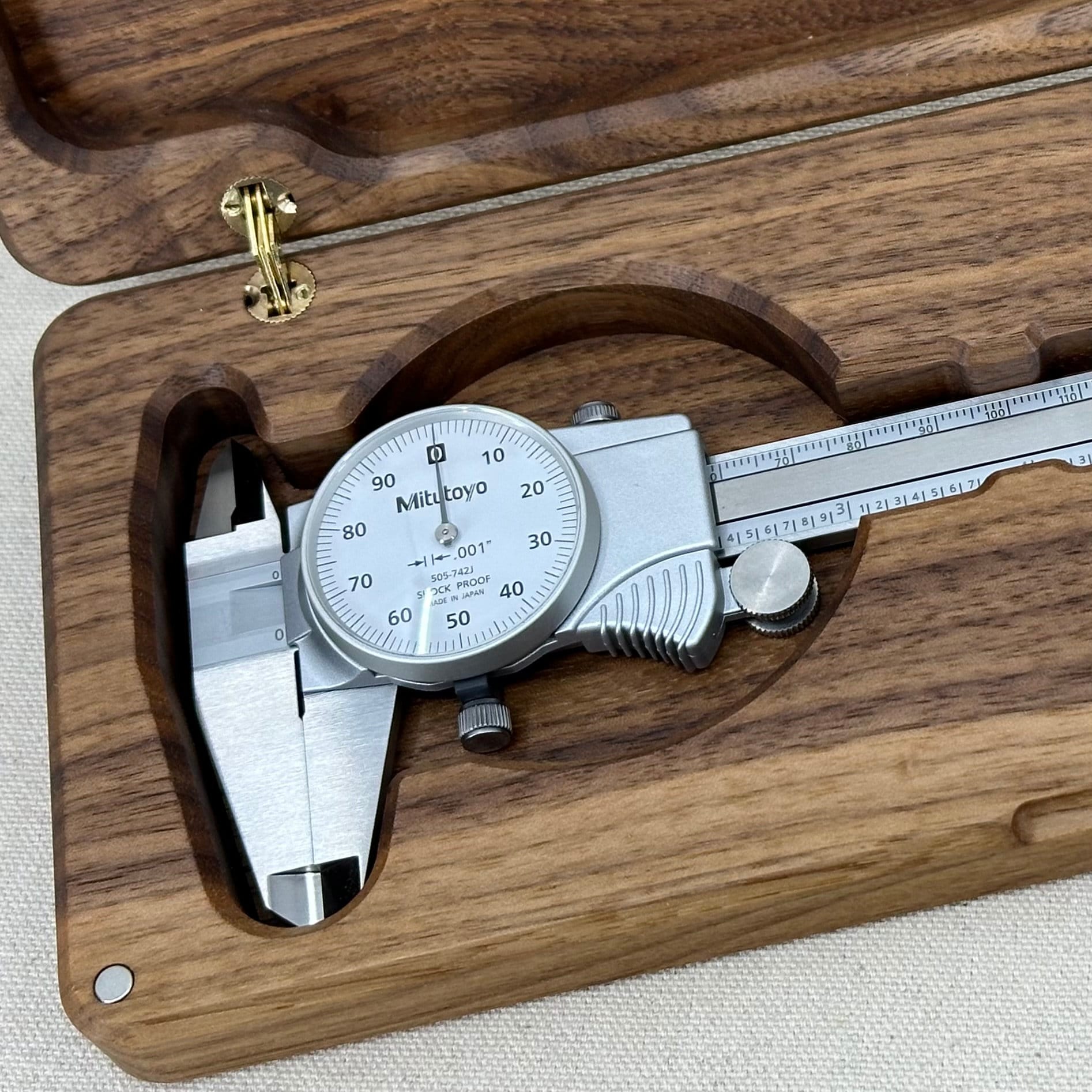 Personalizable Analog Caliper Wooden Box - Etsy
