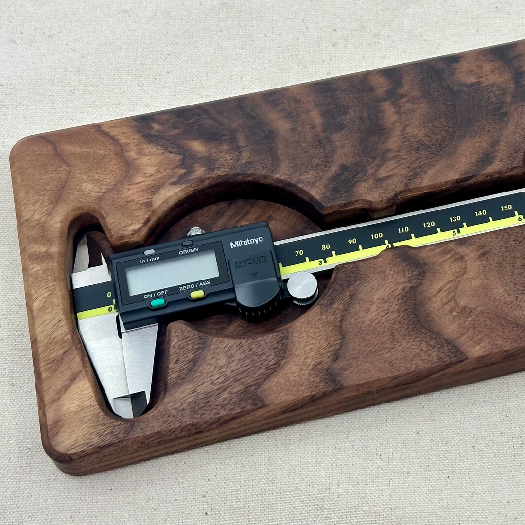 Digital Caliper Wooden Tray - Etsy