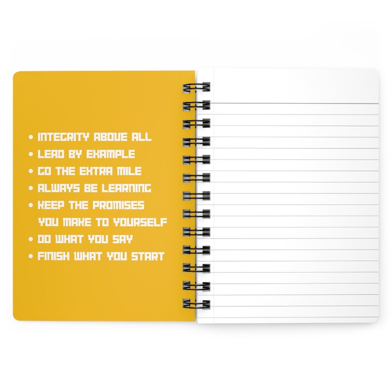 Requested Color Spiral Bound Daily Discipline Journal - Etsy