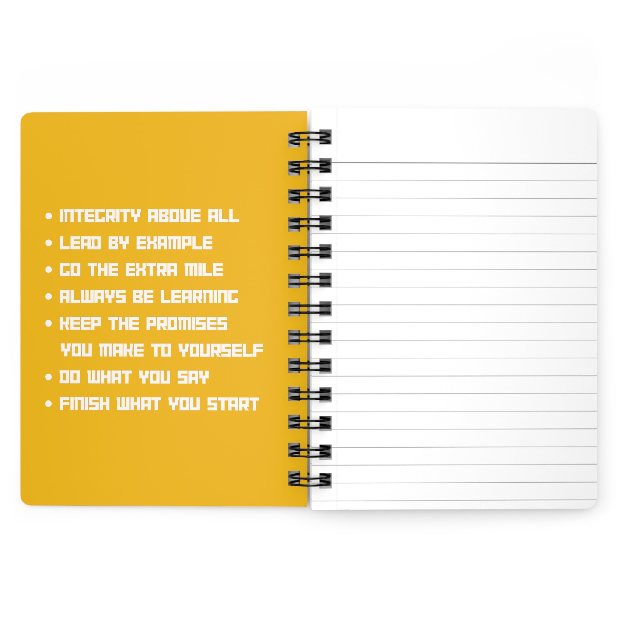 Requested Color Spiral Bound Daily Discipline Journal - Etsy