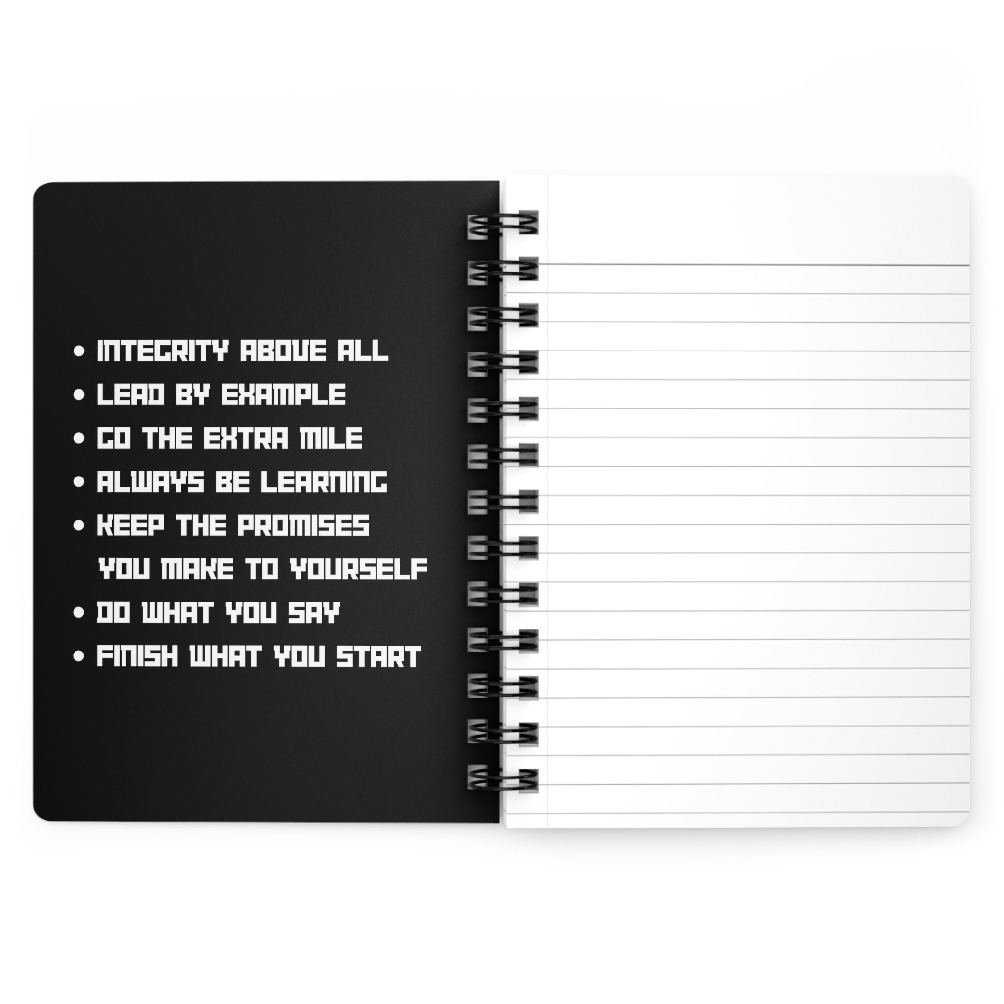 Spiral Bound Daily Discipline Journal - Etsy