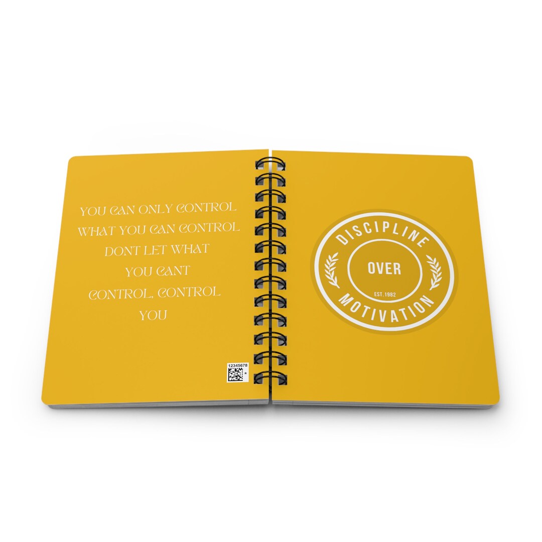 Requested Color Spiral Bound Daily Discipline Journal - Etsy