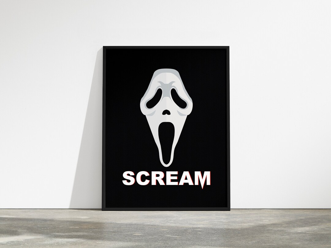 Buy Scream Poster: Iconic Horror Movie Art Print for Film Lovers Online ...