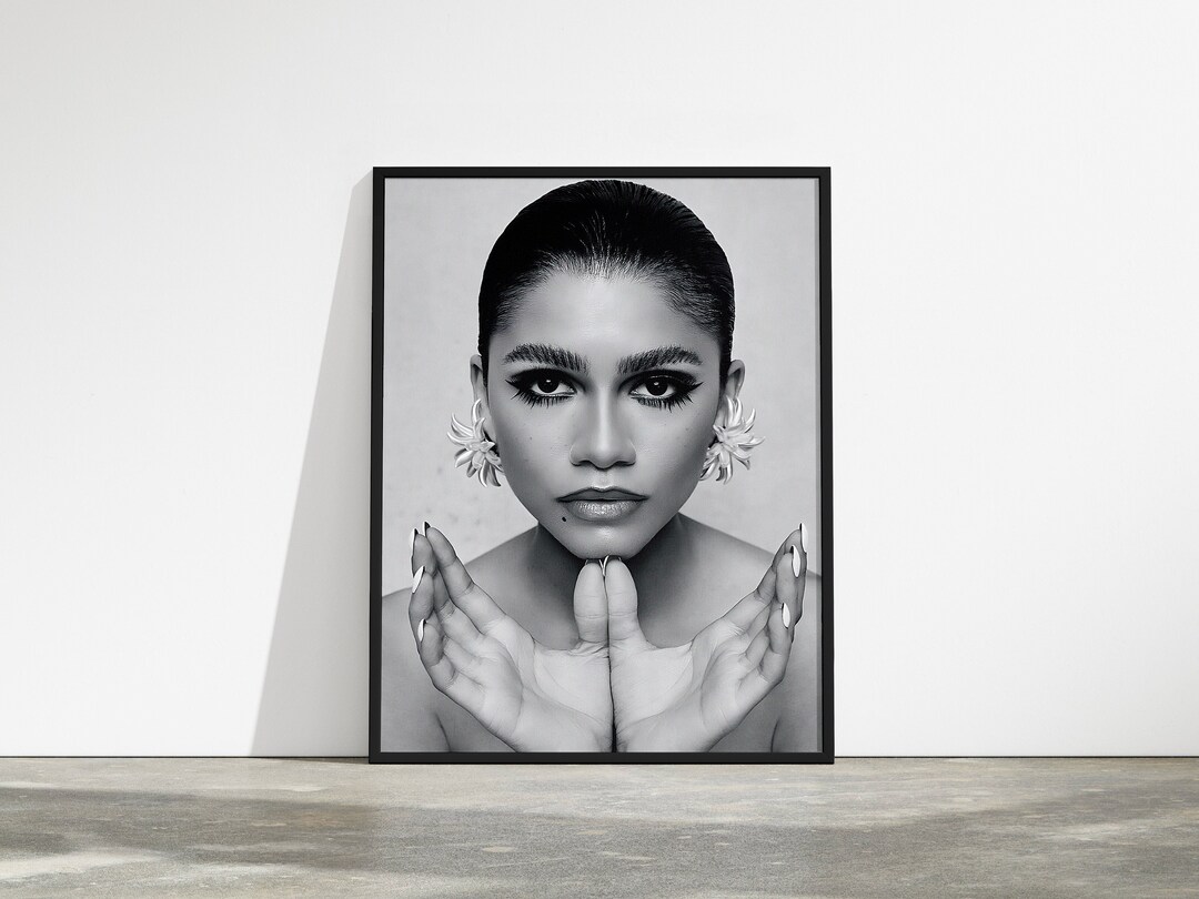Zendaya Poster Zendaya Euphoria Movie Poster Wall Art - Etsy UK