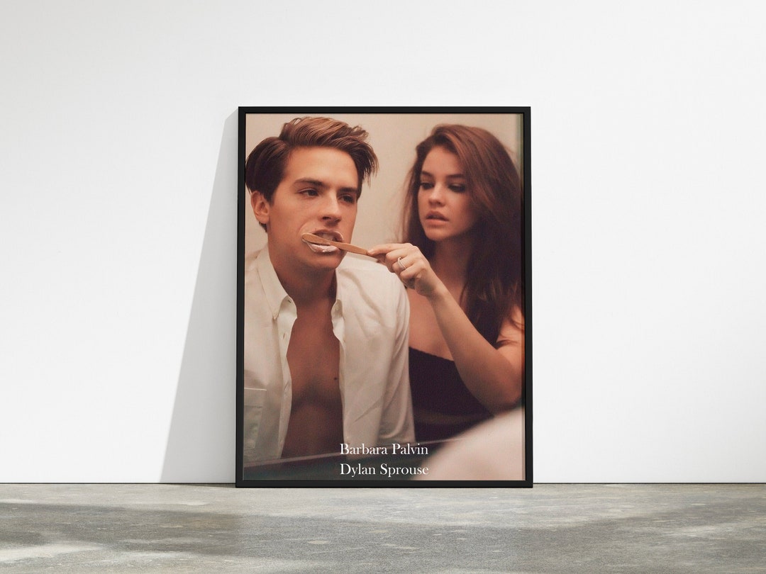 Barbara Palvin & Dylan Sprouse Poster: Iconic Hollywood Couple - Etsy