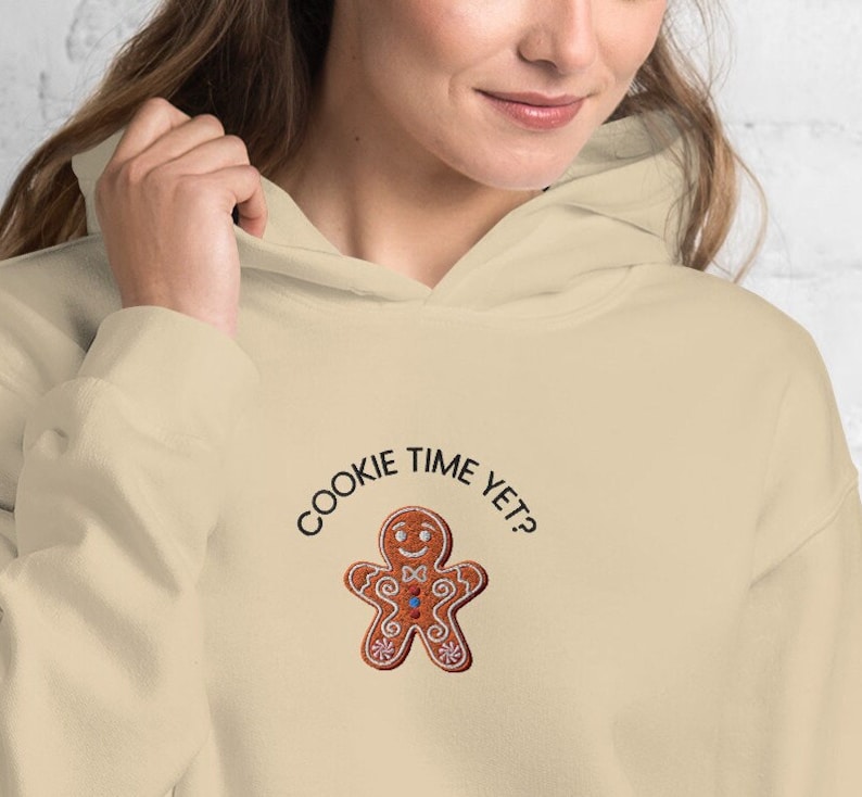 Gingerbread Men Sweater, Holiday Cookie Unisex Hoodie, Bakery Holiday ...