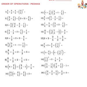Complete Fractions Learning Pack – Instant Download Printables - Etsy