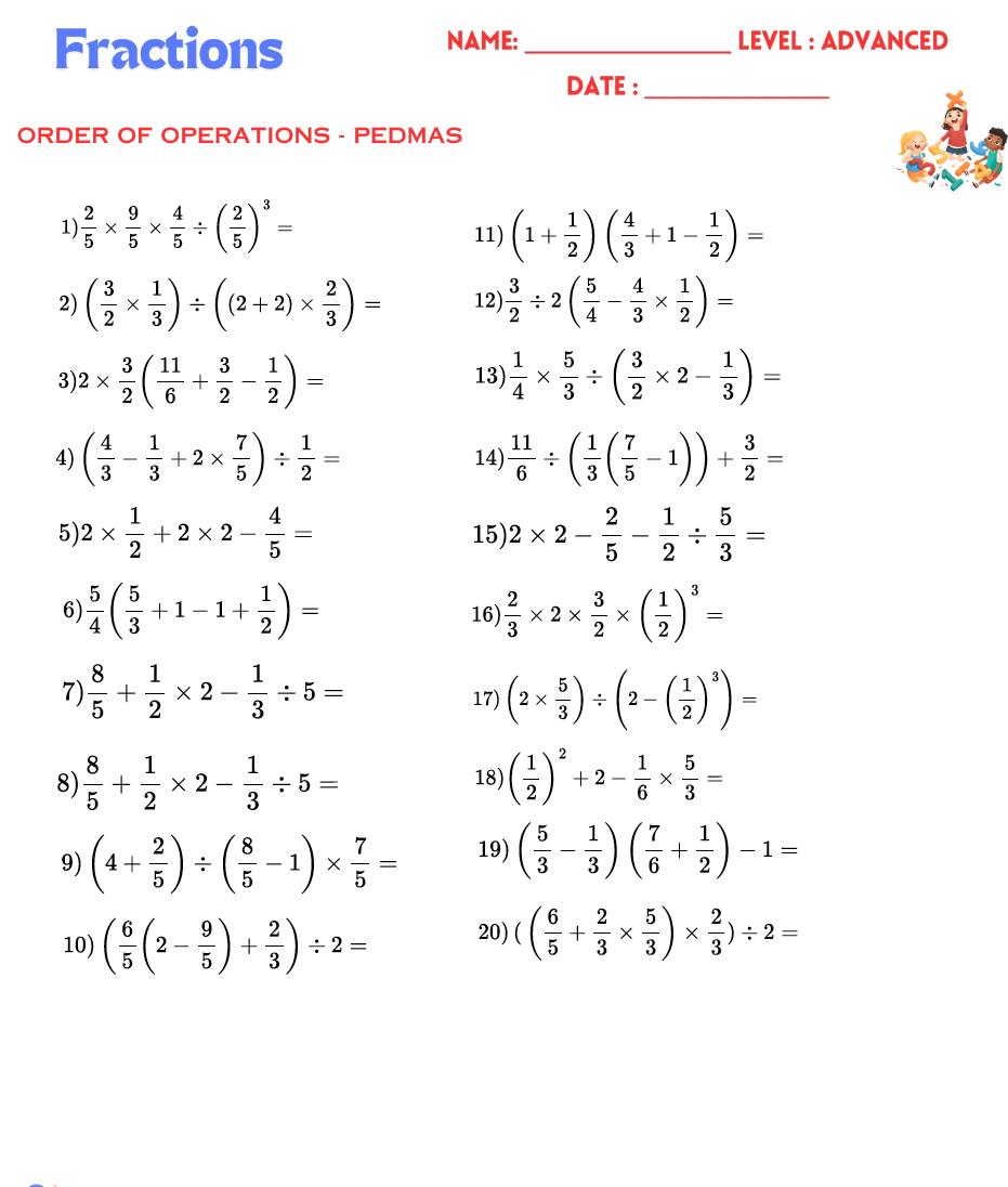 Complete Fractions Learning Pack – Instant Download Printables - Etsy