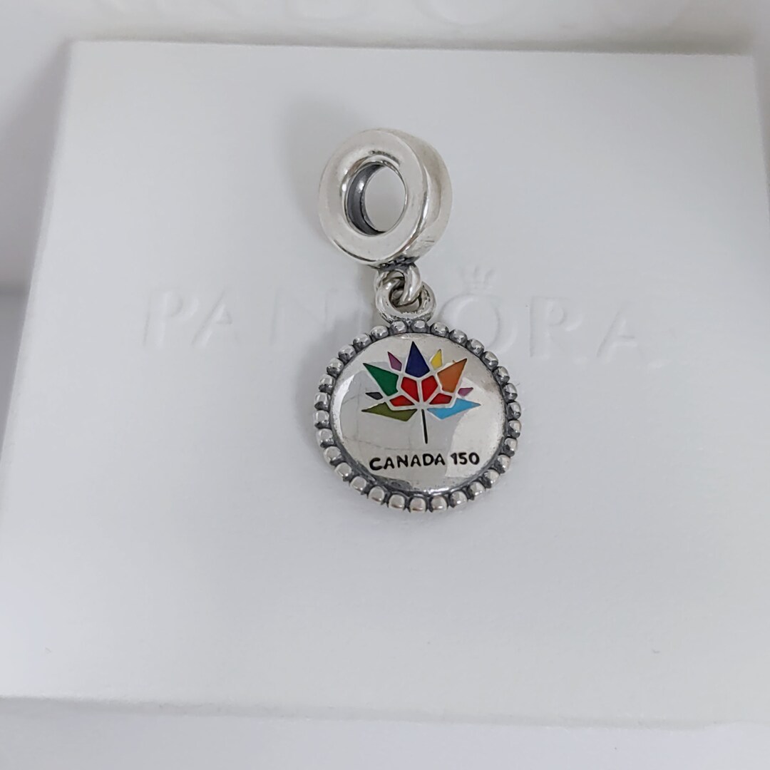 Pandora Canada 150 Birthday Charm Rainbow Exclusive Dangle Charm ...