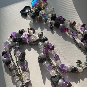 Celestial Exploration Kandi Chain Belt Drop Chain Rave - Etsy