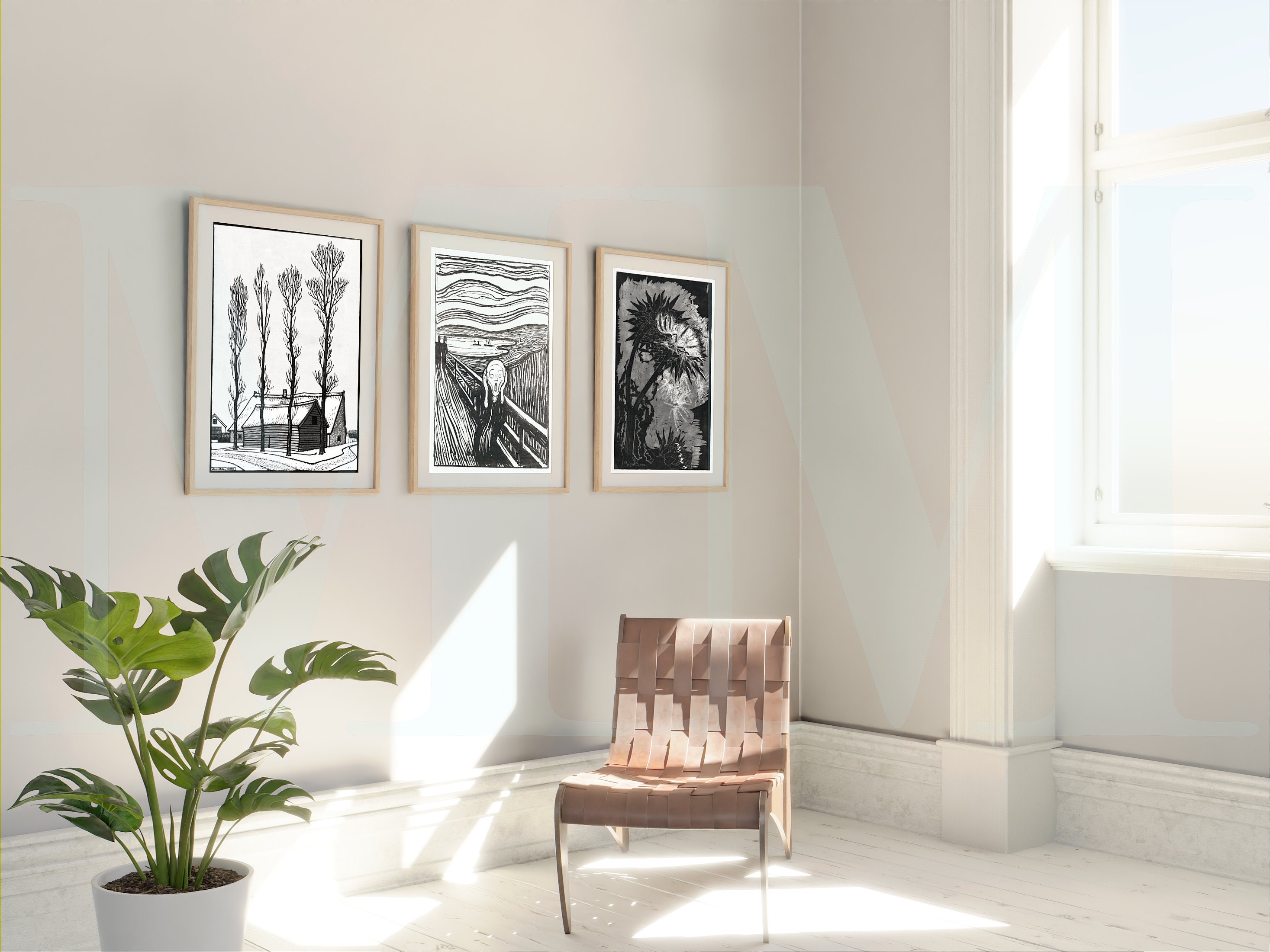 Picture Frame Digital Mockup 4X3 PSD PNG Afphoto High Quality - Etsy