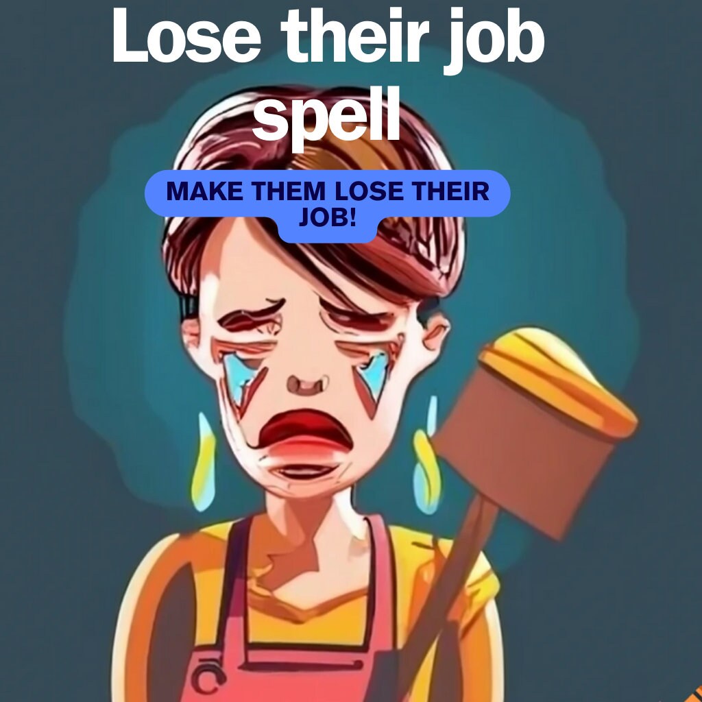 Make Them Lose Their Job Spell , Job Loss Curse , Ruin Live , Revenge ...