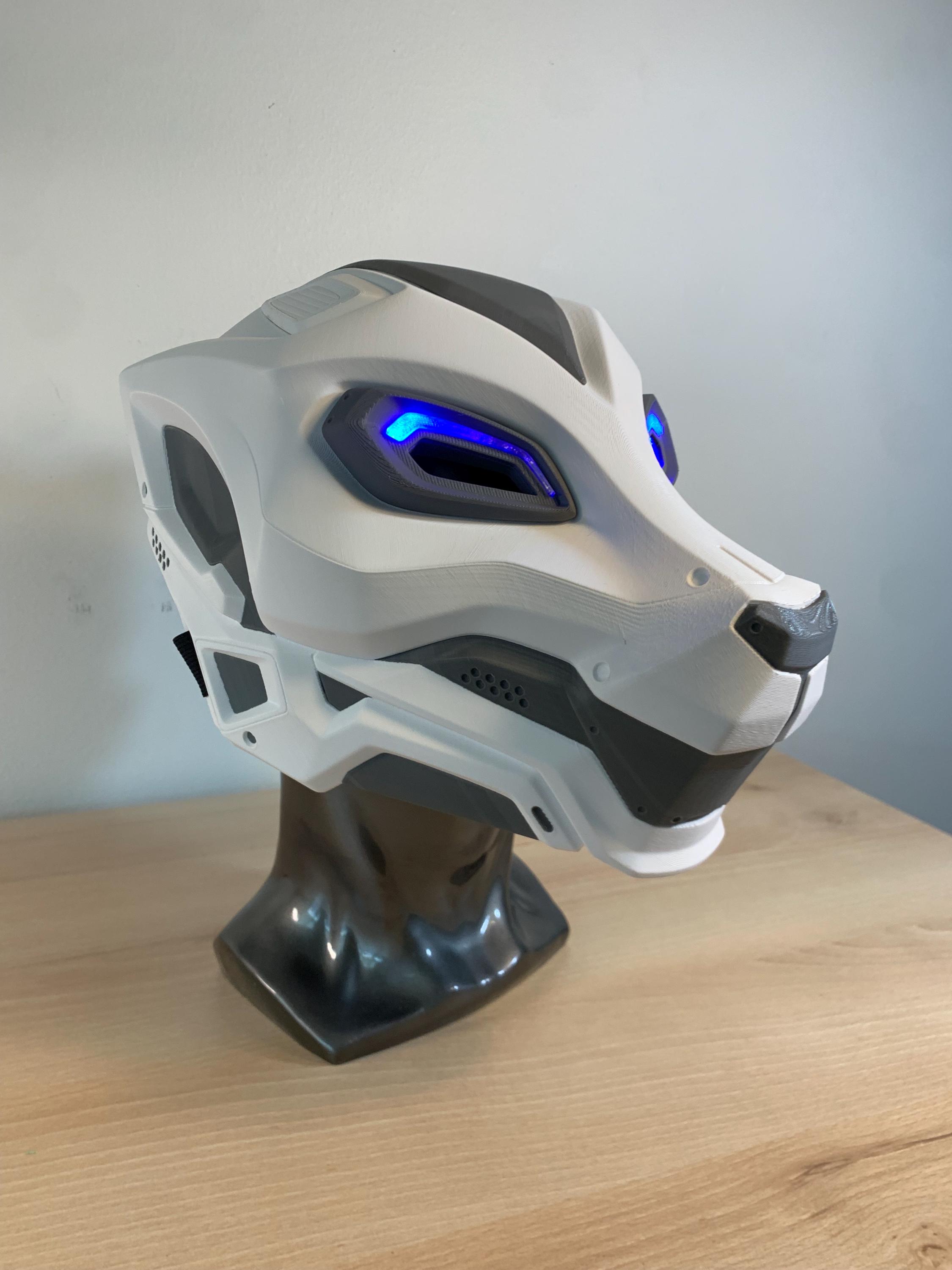 Cyber Deer Mask- Custom Colors and Lights, Futuristic Mask, Cyber Punk ...