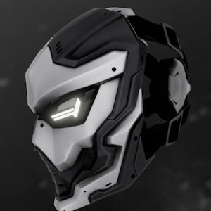 Cyber Mask- Future Mask, Cyberpunk Mask, Tech Mask, Glowing Mask ...