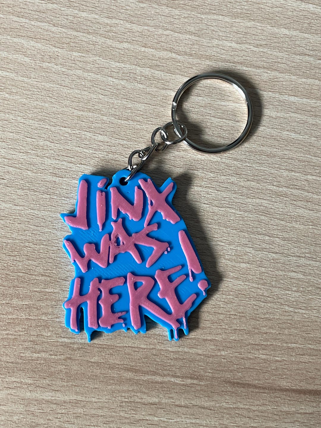 JINX WAS HERE! Arcane Inspired Keychain- Christmas Gift for Fans of ...