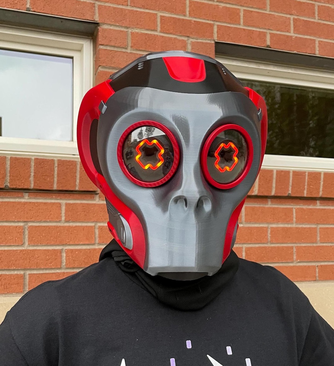 Cyber Primate Mask- Custom Colors and Lights, Futuristic Mask, Cyber ...