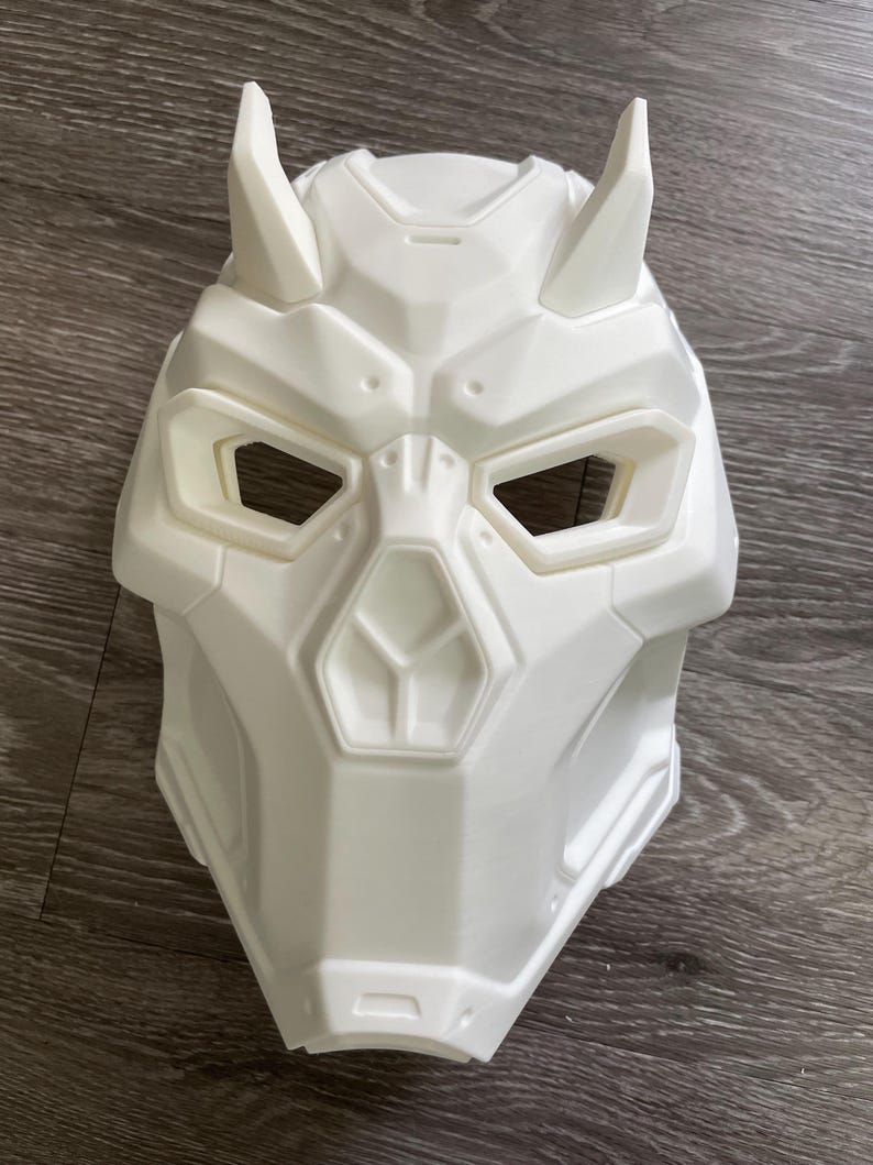 Tech Demon Cyber Mask- Custom Colors Mask, Cyberpunk Mask, Techy Mask ...
