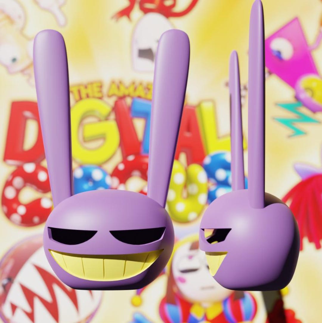 Jax Helmet for Cosplay Kit - DIY, Digital Circus Inspired, Cosplay ...