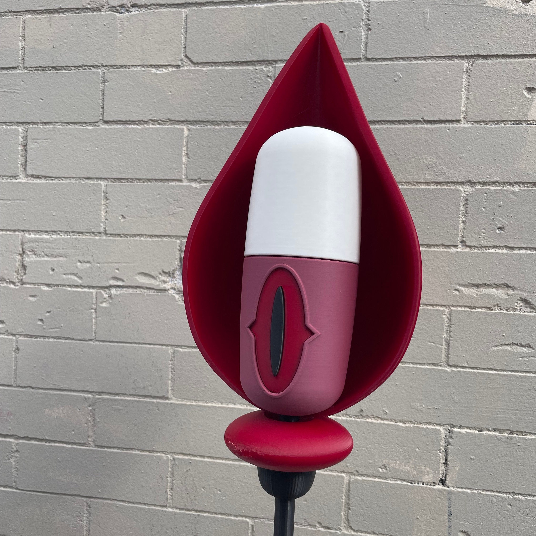 Alastor the Radio Demon Cosplay Staff Alistor's Microphone Cane, Collapsible, Finished Product ...