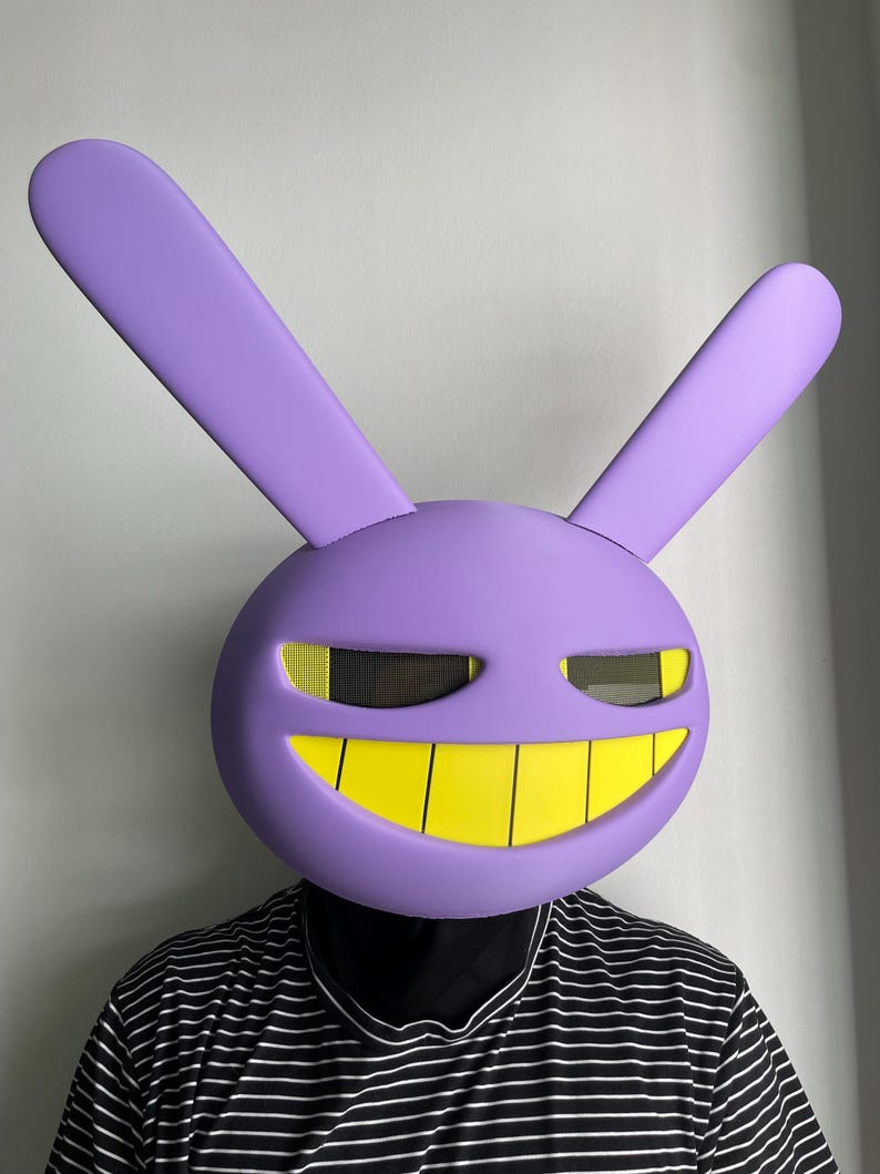 Jax Mask for Cosplay- Digital Circus Inspired, Cosplay Costume ...