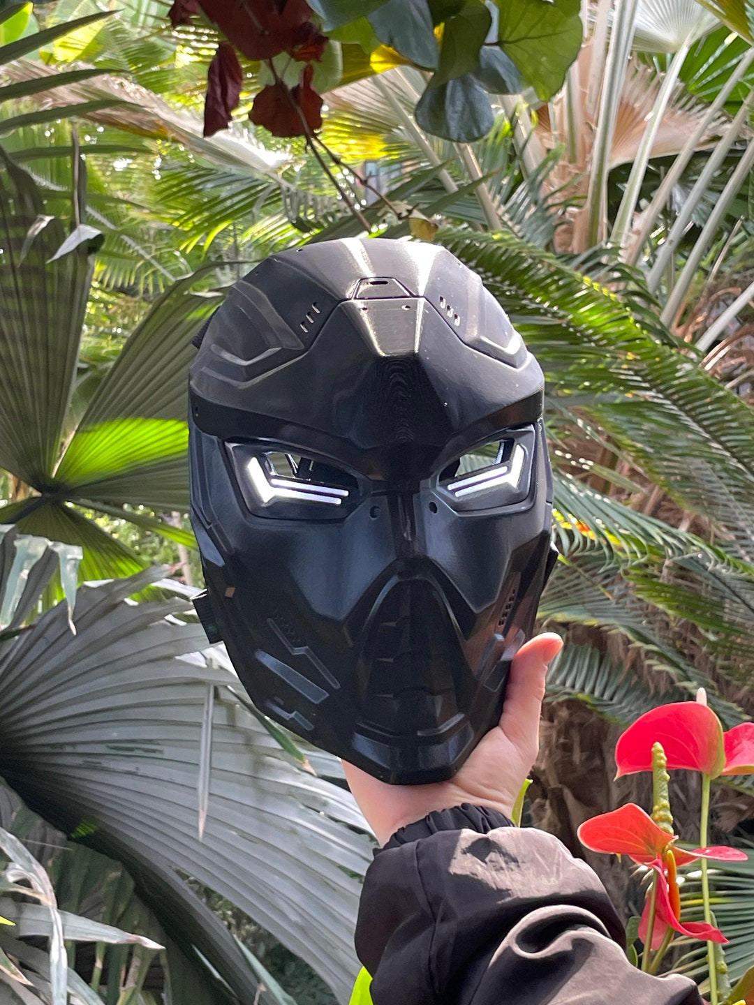 Cyber Mask- Future Mask, Cyberpunk Mask, Tech Mask, Glowing Mask ...