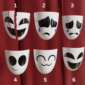 Máscara Gangle para Cosplay - 6 Opções, Inspirada no Digital Circus ...