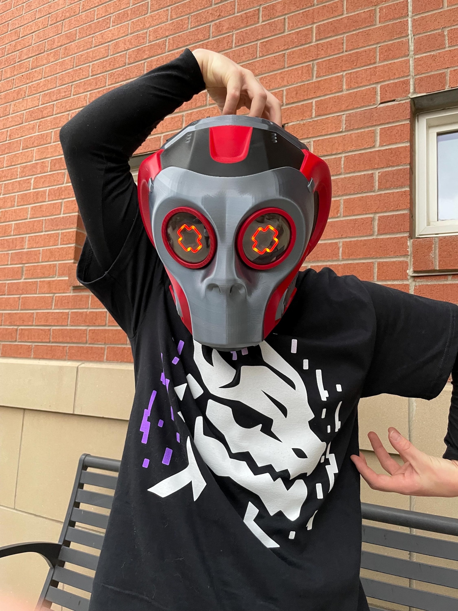 Cyber Primate Mask- Custom Colors and Lights, Futuristic Mask, Cyber ...