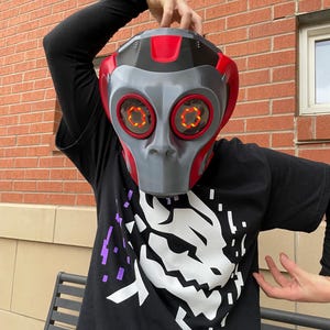 Cyber Primate Mask- Custom Colors and Lights, Futuristic Mask, Cyber ...