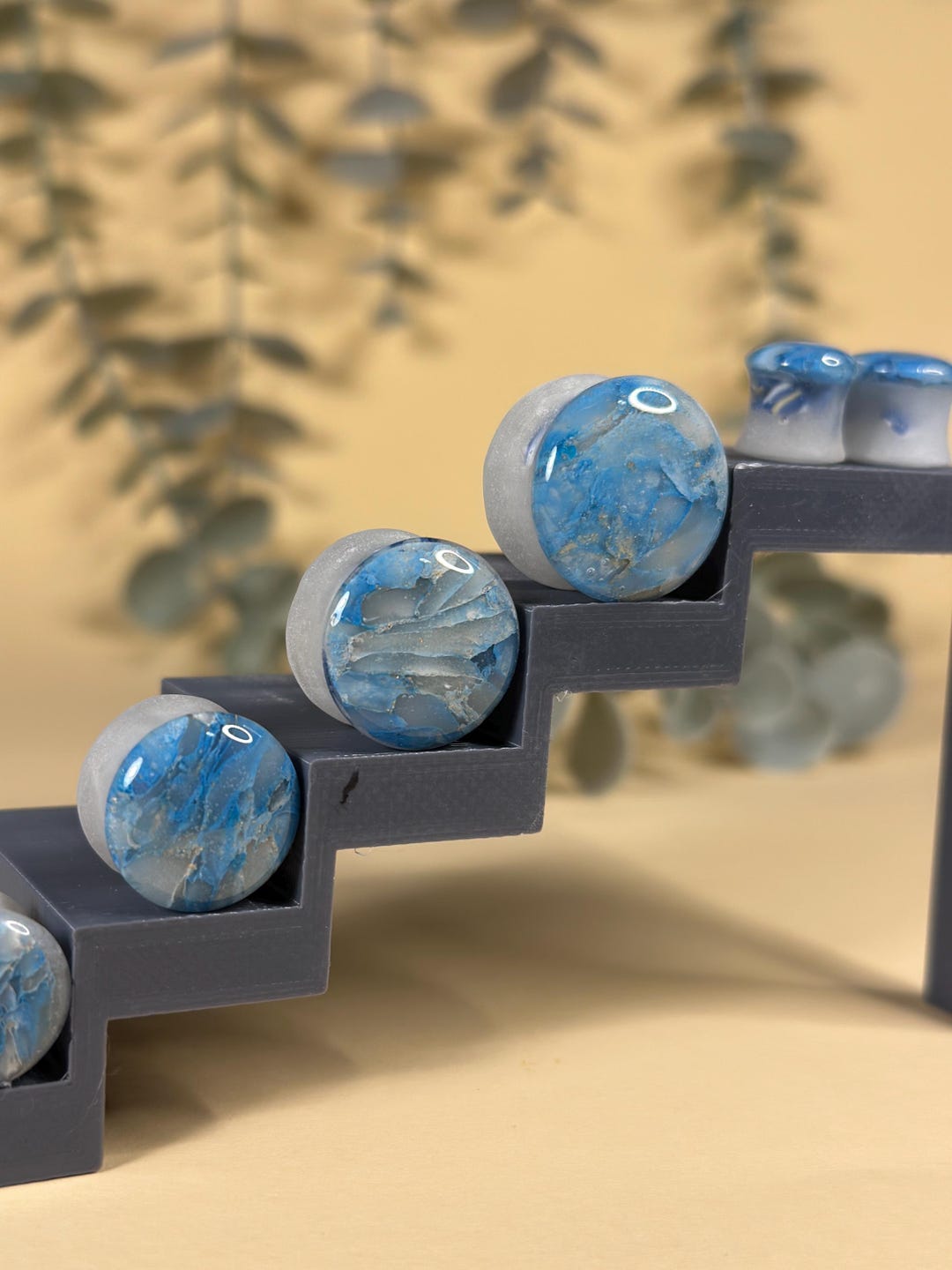 Pair Resin Ear Plugs, Plugs and Gauges, Ear Gauges, Ear Tunnels ...