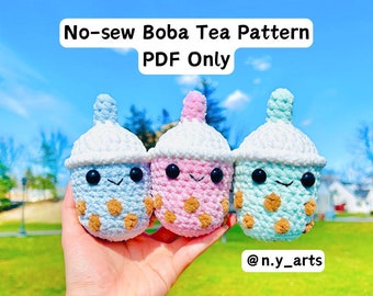 Bubble Boba Tea Crochet Pattern - Etsy