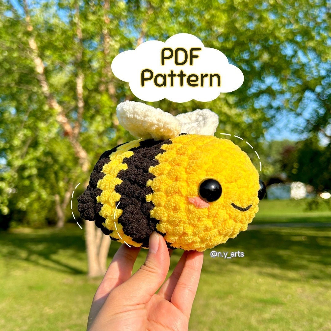 Bee Crochet, Crochet Pattern, Crochet PDF, Amigurumi Bee, Amigurumi ...