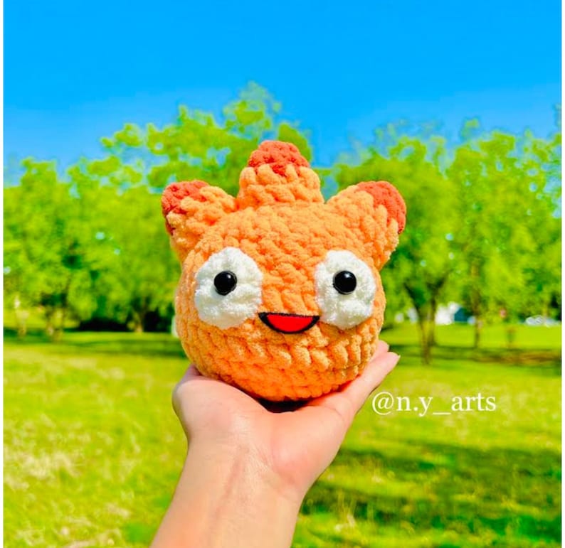 2 in 1 Pattern Crochet Flame Crochet Fire Crochet Soot - Etsy