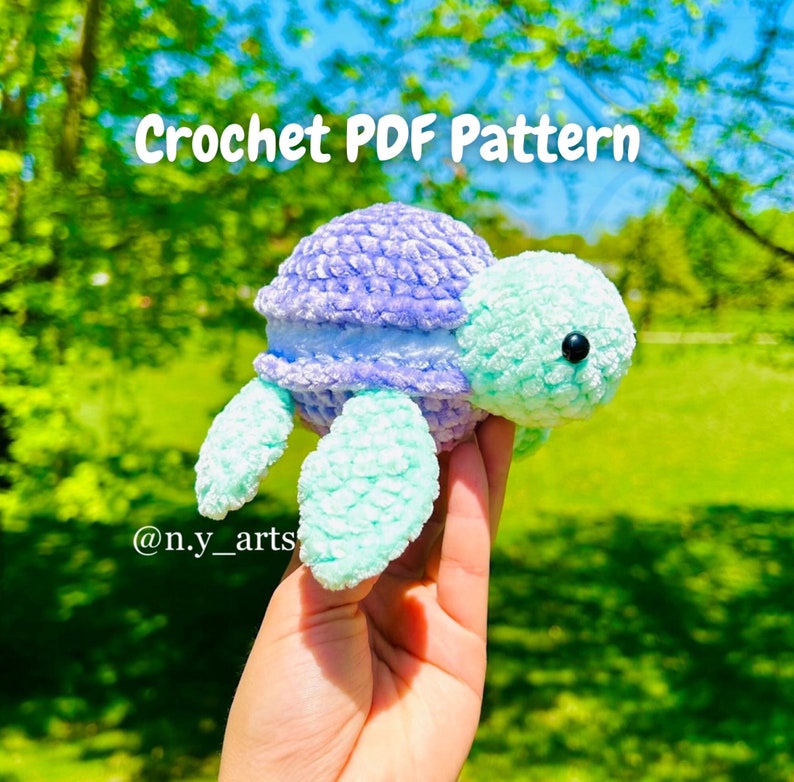 Macaron Turtle Crochet Pattern Crochet Turtle Pattern Turtle - Etsy