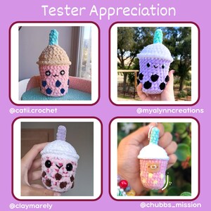 No-sew Pattern, Crochet Pattern, Crochet PDF, No-sew PDF, Crochet Boba ...