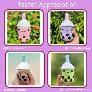 No-sew Pattern, Crochet Pattern, Crochet PDF, No-sew PDF, Crochet Boba ...